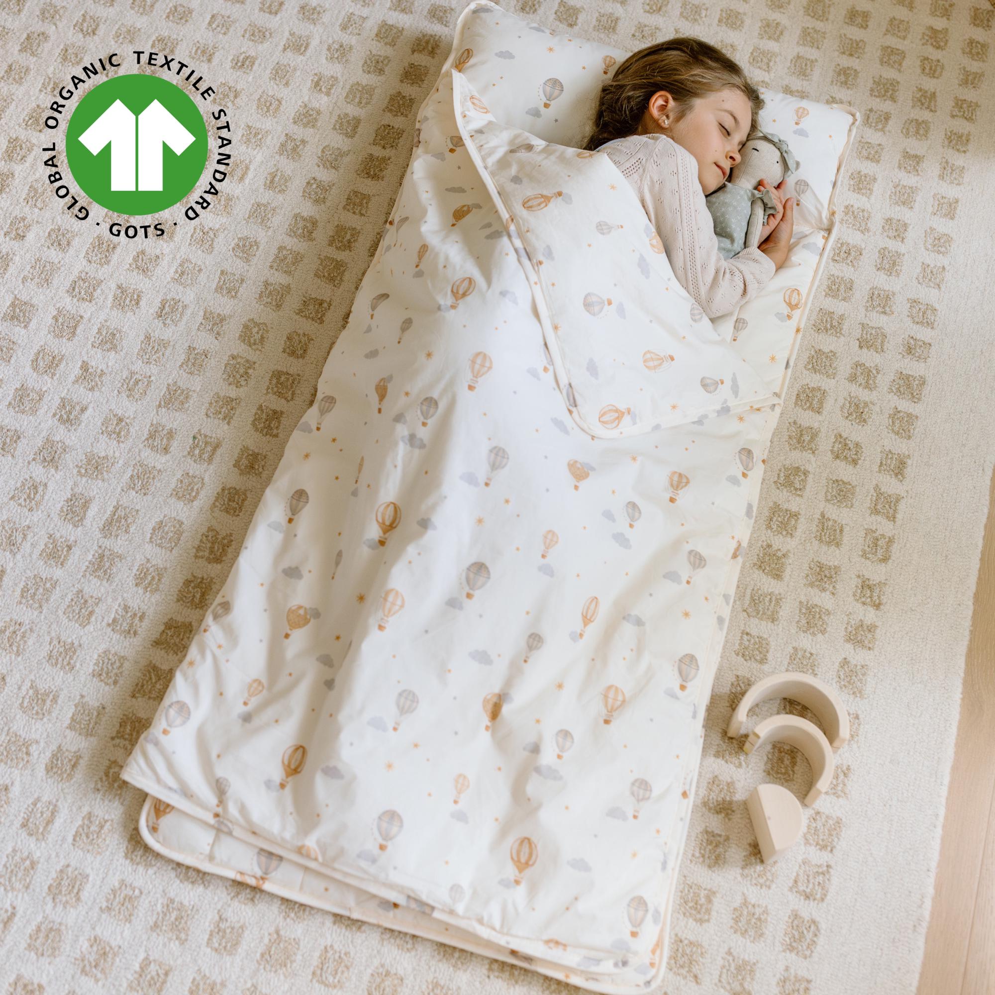 Organic Cotton (OEKO-TEX) Fabric Toddler Nap Mat | Daycare Nap Mat With ...