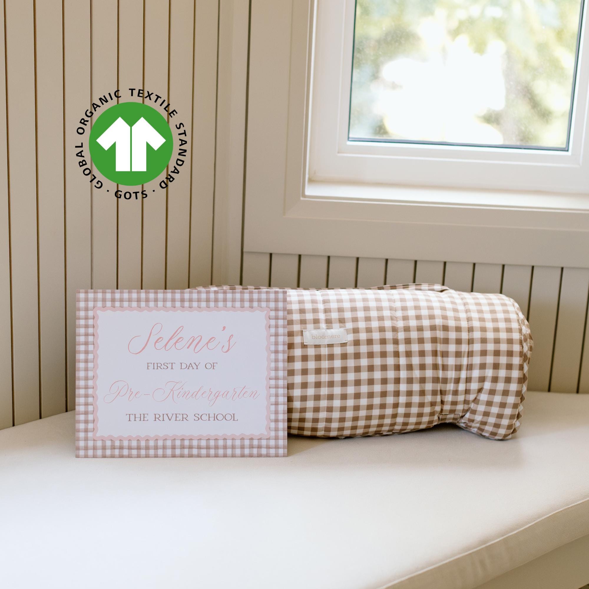 Organic Cotton (OEKO-TEX) Nap Mat With Detachable Pillow for Toddlers ...