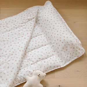 Organic Cotton (OEKO-TEX) Nap Mat With Detachable Pillow for Toddlers ...