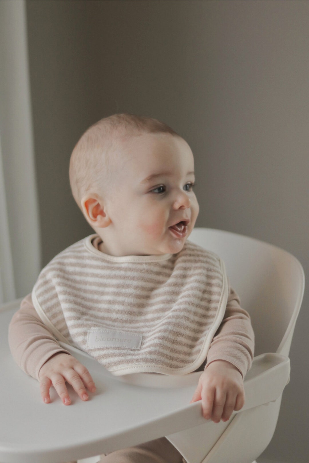 Organic Terry Bib/ Soft Baby Bibs/ Gender Neutral Bib/ Baby Drool Bibs ...