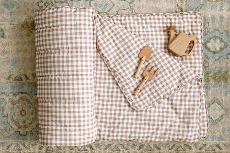 Organic Cotton (OEKO-TEX) Nap Mat With Detachable Pillow for Toddlers ...