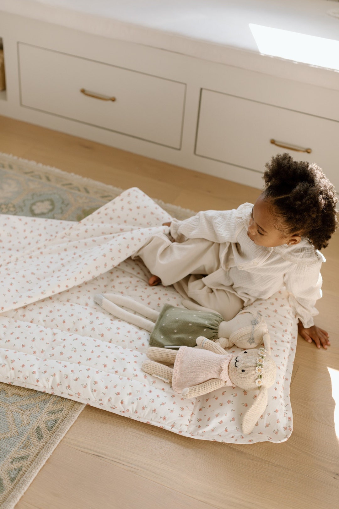 Organic Cotton (OEKO-TEX) Nap Mat With Detachable Pillow for Toddlers ...