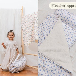 Easy Roll Nap Mat With Pillow Daycare Nap Mat Kindergarten Nap Mat ...