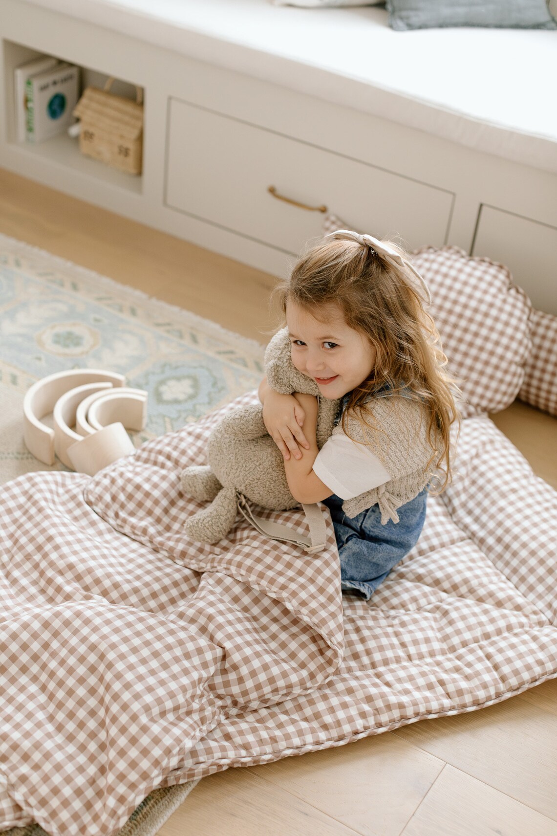 Organic Cotton (OEKO-TEX) Nap Mat With Detachable Pillow for Toddlers ...