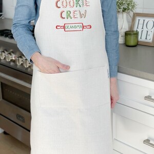 Personalized Cookie Crew Aprons for Family Baking Fun - Etsy