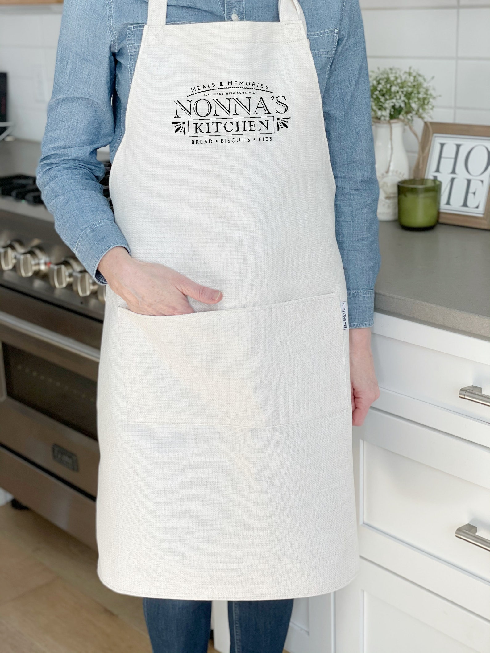 Personalized Kitchen Apron Nonna Kitchen Apron Gift For | Etsy