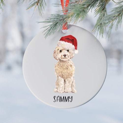 Animal Lover Gift Custom Pet Ornament Cockapoo Ornament Home Décor ...