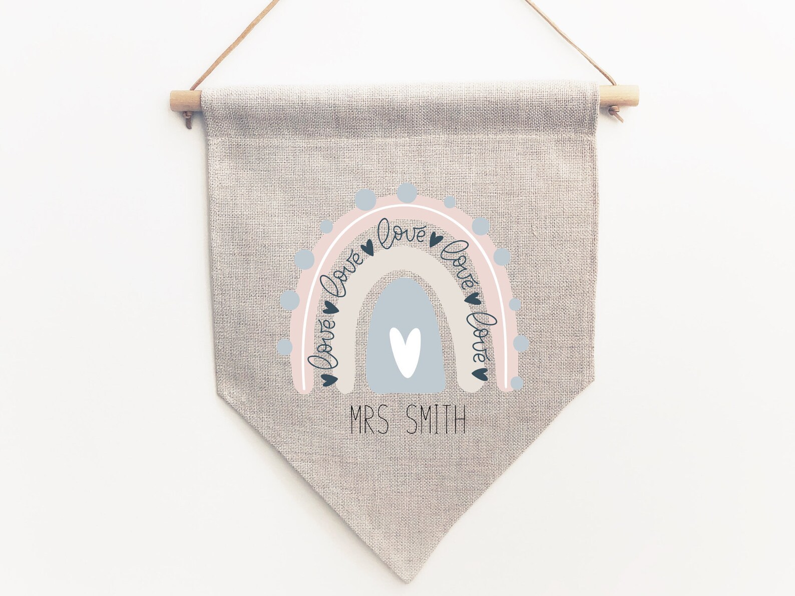 Personalized Rainbow Teacher Name Sign Playroom Sign - Etsy