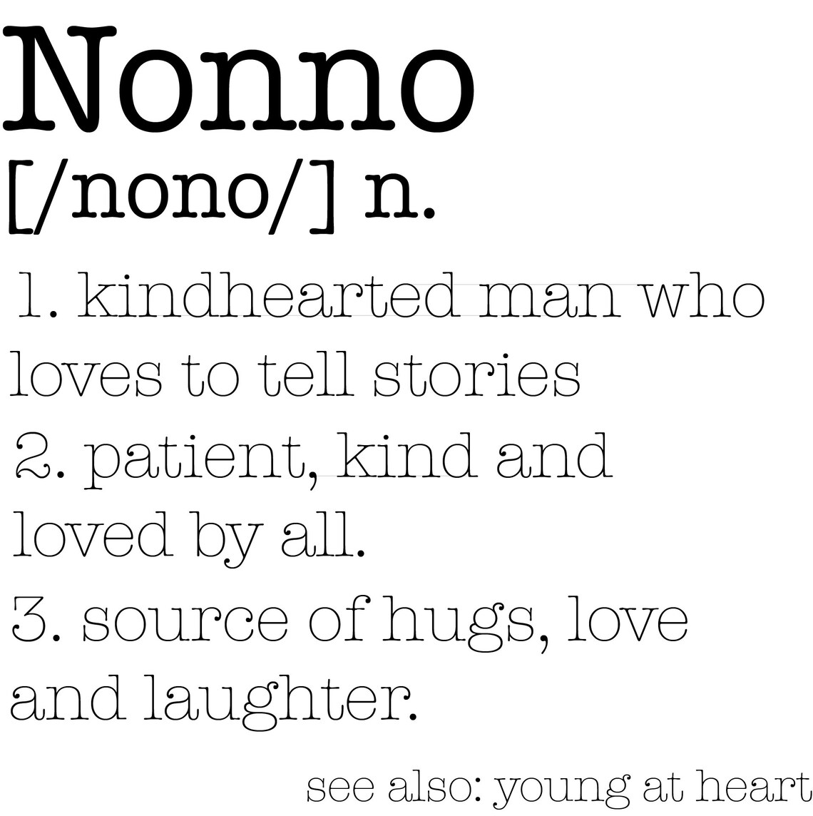 Nonno Throw Pillow Nonno Definition Perfect Birthday Gift | Etsy