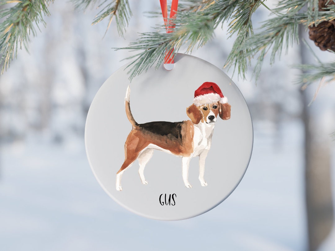 Festive Beagle Holiday Decoration for Dog Lover Gift - Etsy