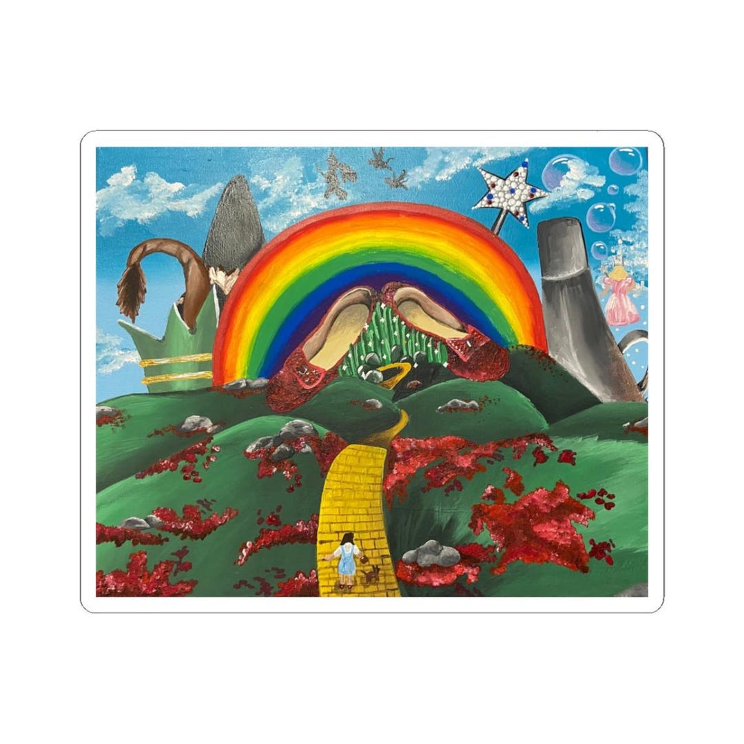 Follow the Yellow Brick Road Sticker - Etsy