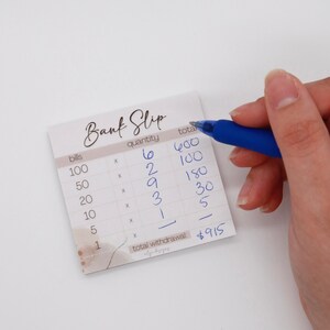 Bank Slips Sticky Notes Post-its Teller Slips - Etsy