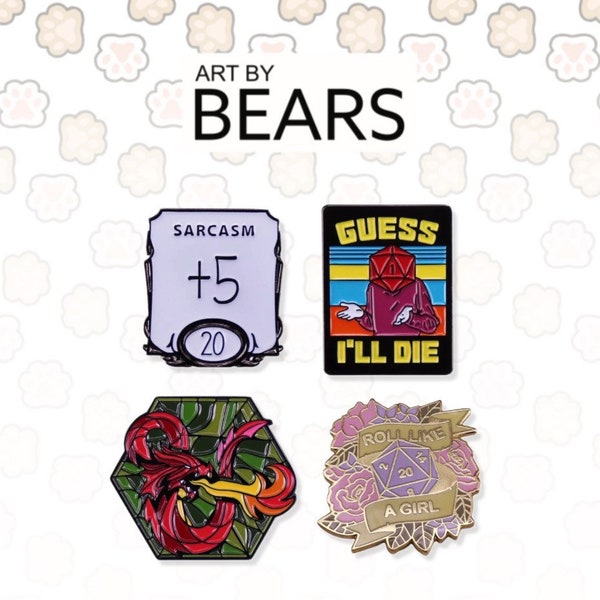 Dungeons and Dragons Pin - Etsy