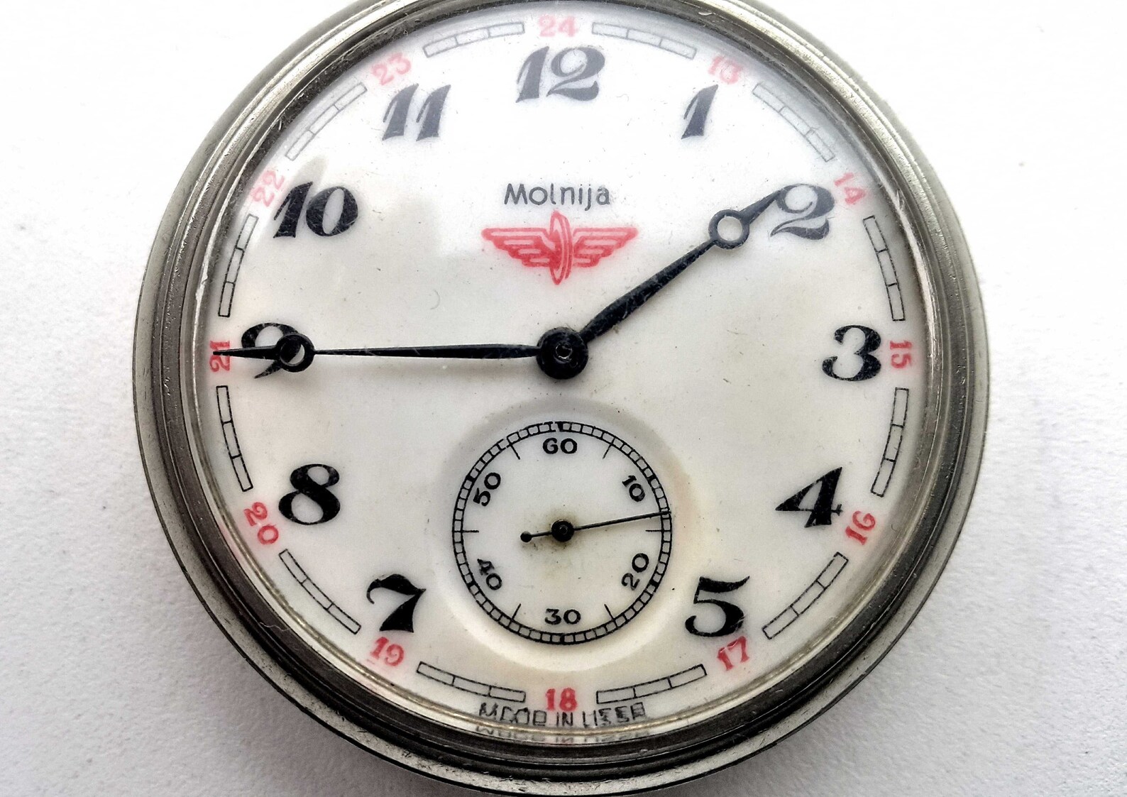 Soviet Pocket Men Watch Molnija Russian Vintage CCCP | Etsy