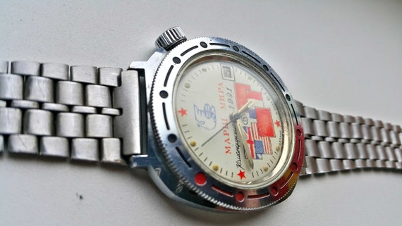 Soviet Military Watch, Commander Wostok USSR, Peace M… - Gem