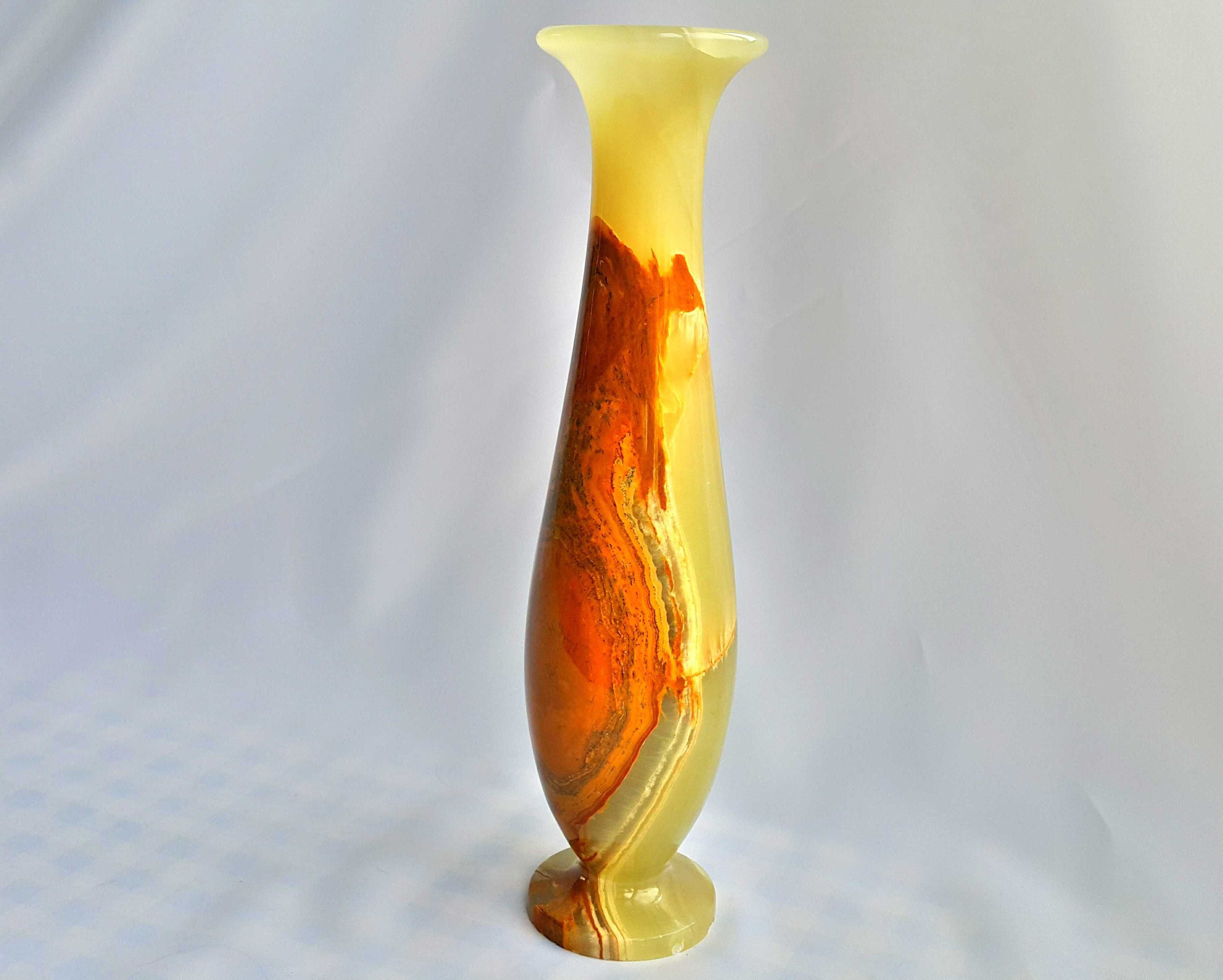 Onyx Vase Onyx Gemstone Vase Marble Onyx Green Vase Stone | Etsy