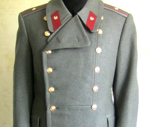 Soviet Uniform, Shinel Soviet Army Ceremonial Russian Officers Overcoat ...