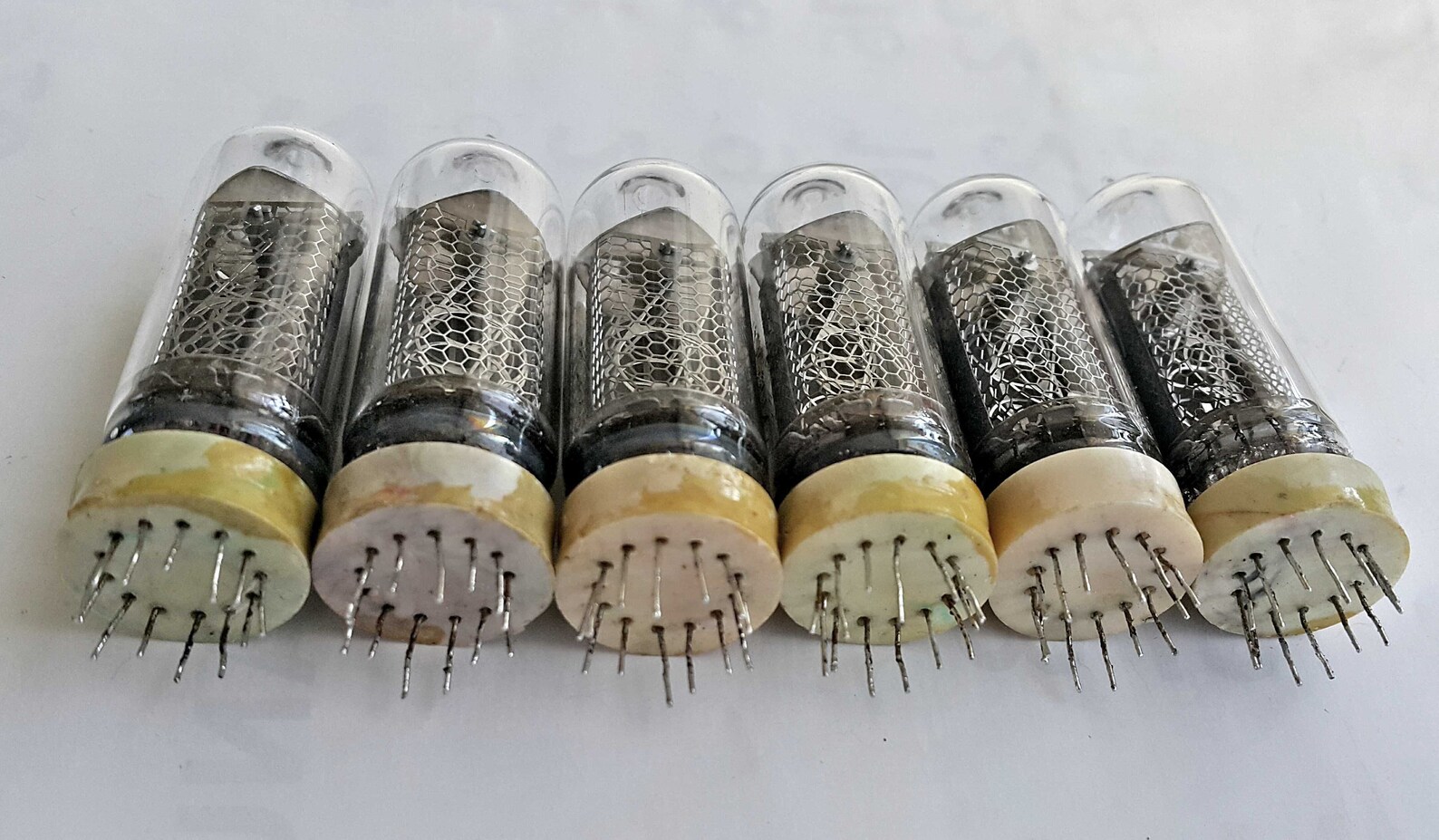 Nixie IN-14 Set 6 Tube Сlock Red Neon Soviet Discharge - Etsy