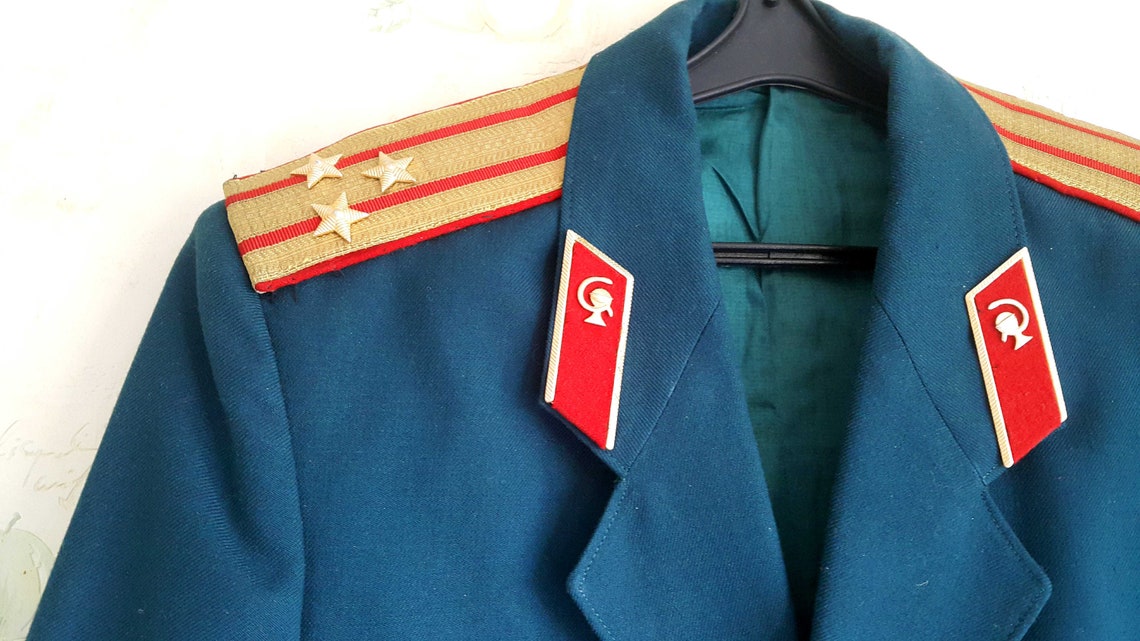 Soviet Uniform Costume Ceremonial Tunic Pants Colonel Military | Etsy