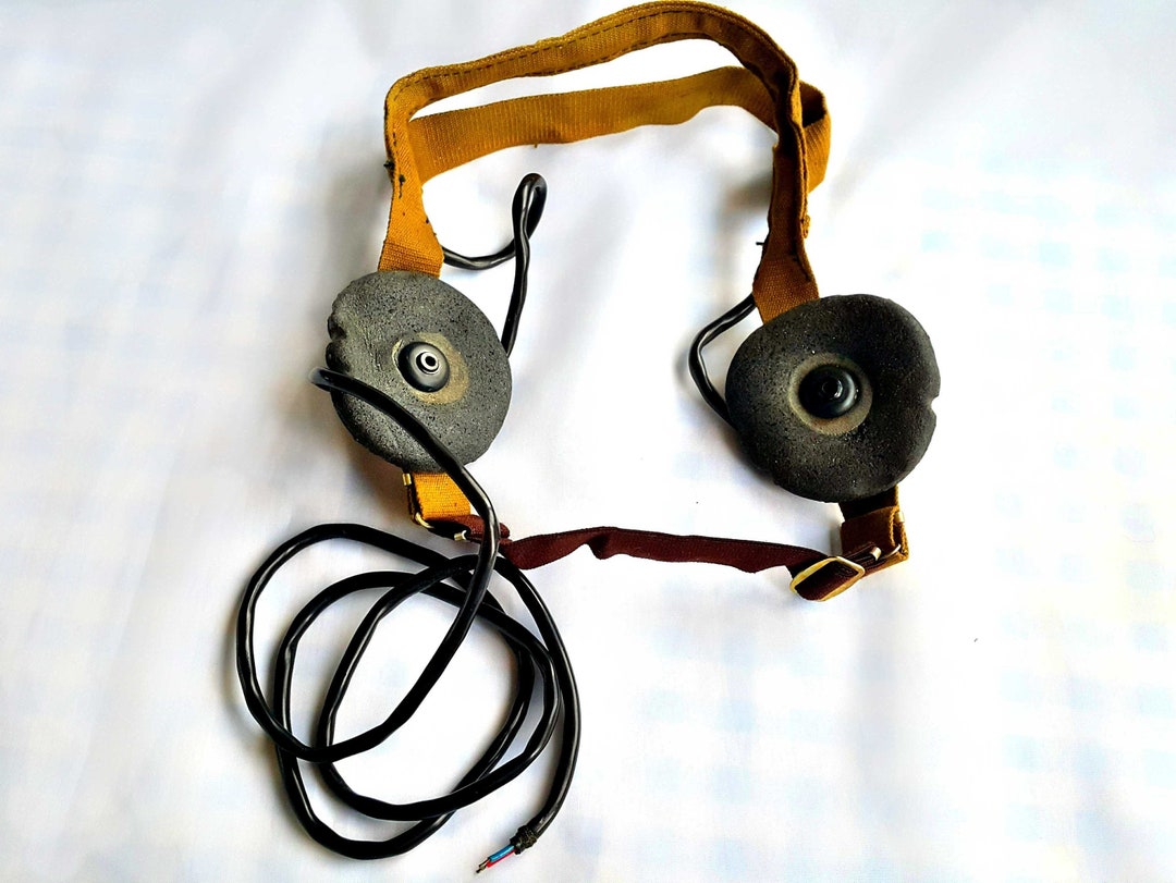 NOS Soviet New Military Headphones Tank Point Contact USSR, Russia ...