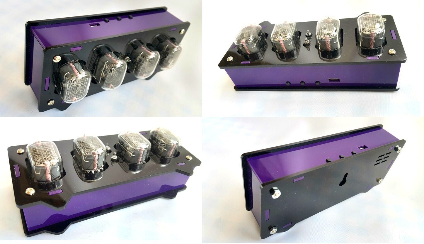 Nixie Tube Clock New Vintage IN-12 Nixie Clock Tubes Handmade - Etsy