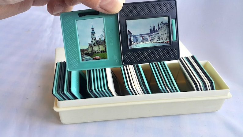 35 Framed and Boxed Slides for Diascop Slide Projector, Architecture ...