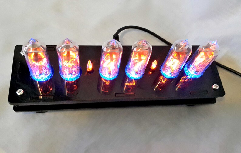 Nixie Tube Clock New, Vintage IN-14, Nixie Clock Tubes,plasma Visual ...