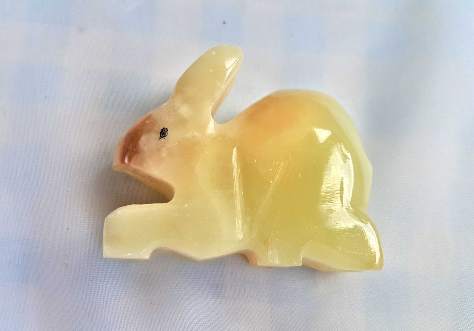 Onyx Rabbit Bunny Hare Figurine Vintage Gemstone Bunny | Etsy