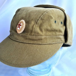 Soviet Military Cap Afganka, Uniform USSR, Soviet Army Officer Cap ...
