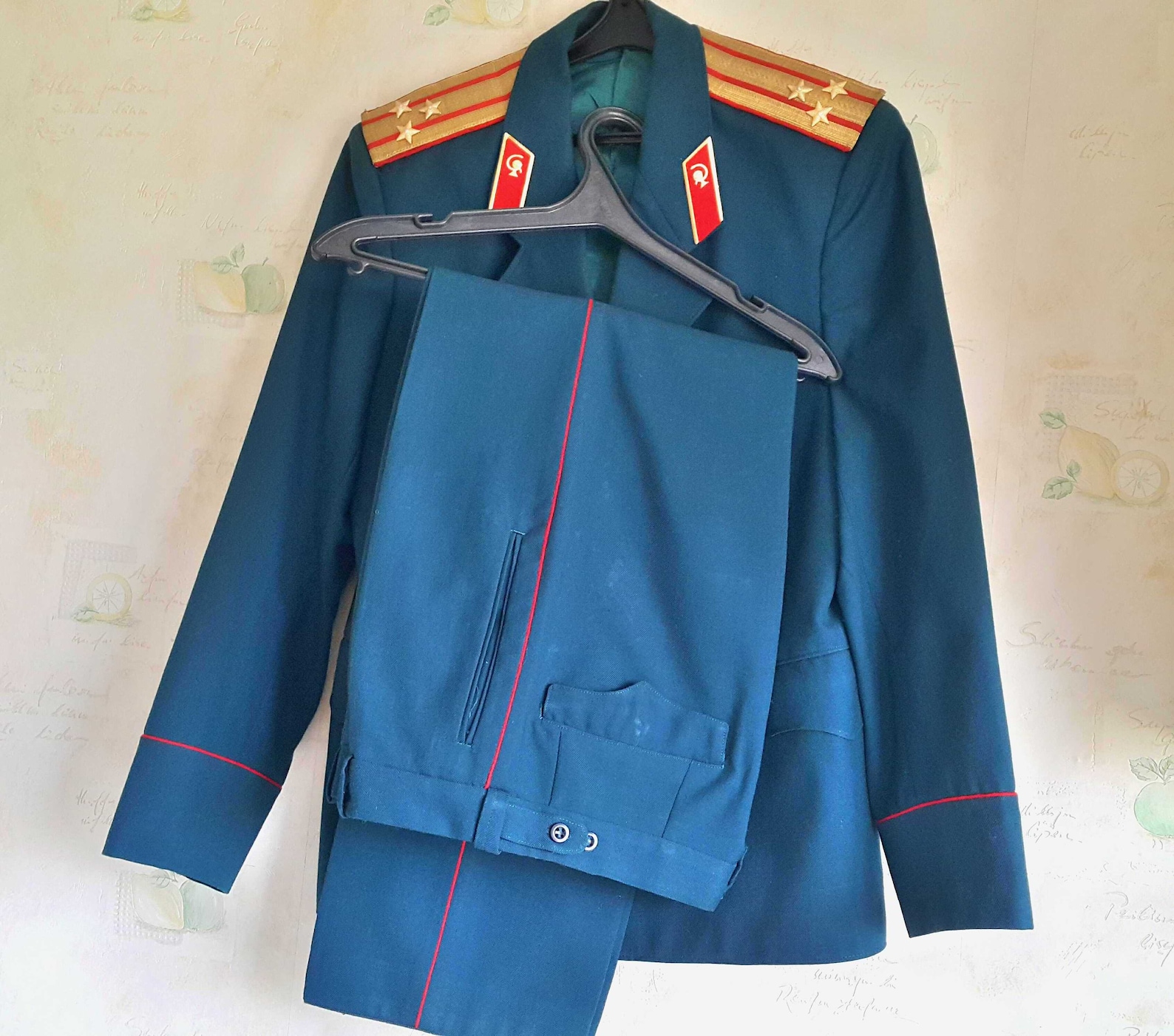 Soviet Uniform Costume Ceremonial Tunic Pants Colonel Military | Etsy