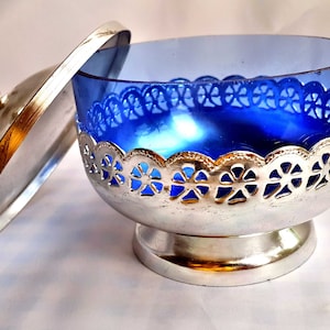 Soviet Sugar Bowl Candy Holder With a Lid Glass Patterned - Etsy