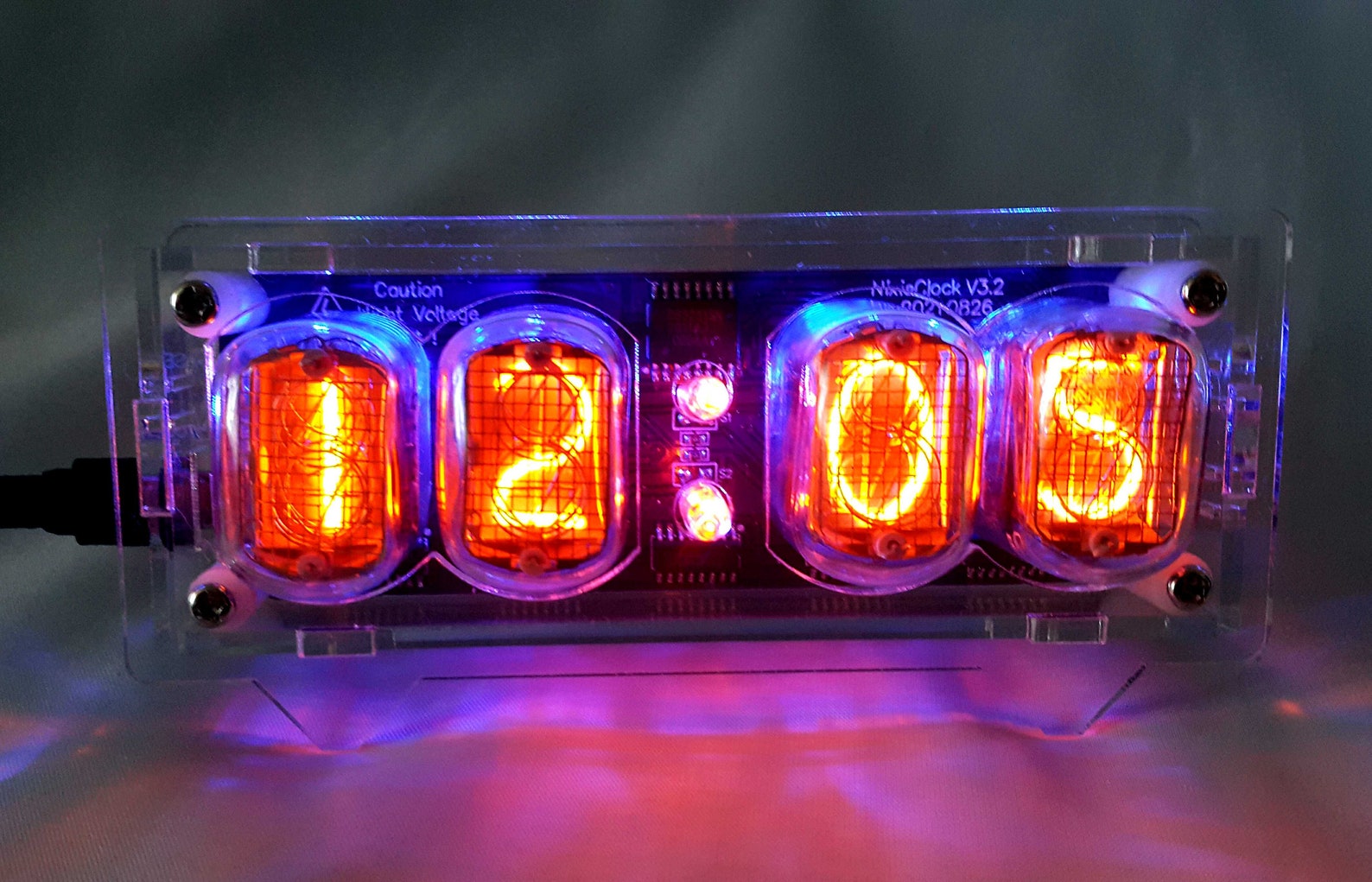 Nixie Tube Clock New Vintage IN-12 Nixie Clock Tubes Handmade - Etsy