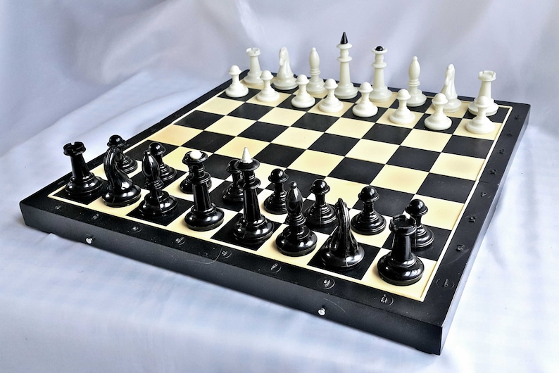 Soviet Bakelite Chess Set Big Bakelite Chess Board Old - Etsy