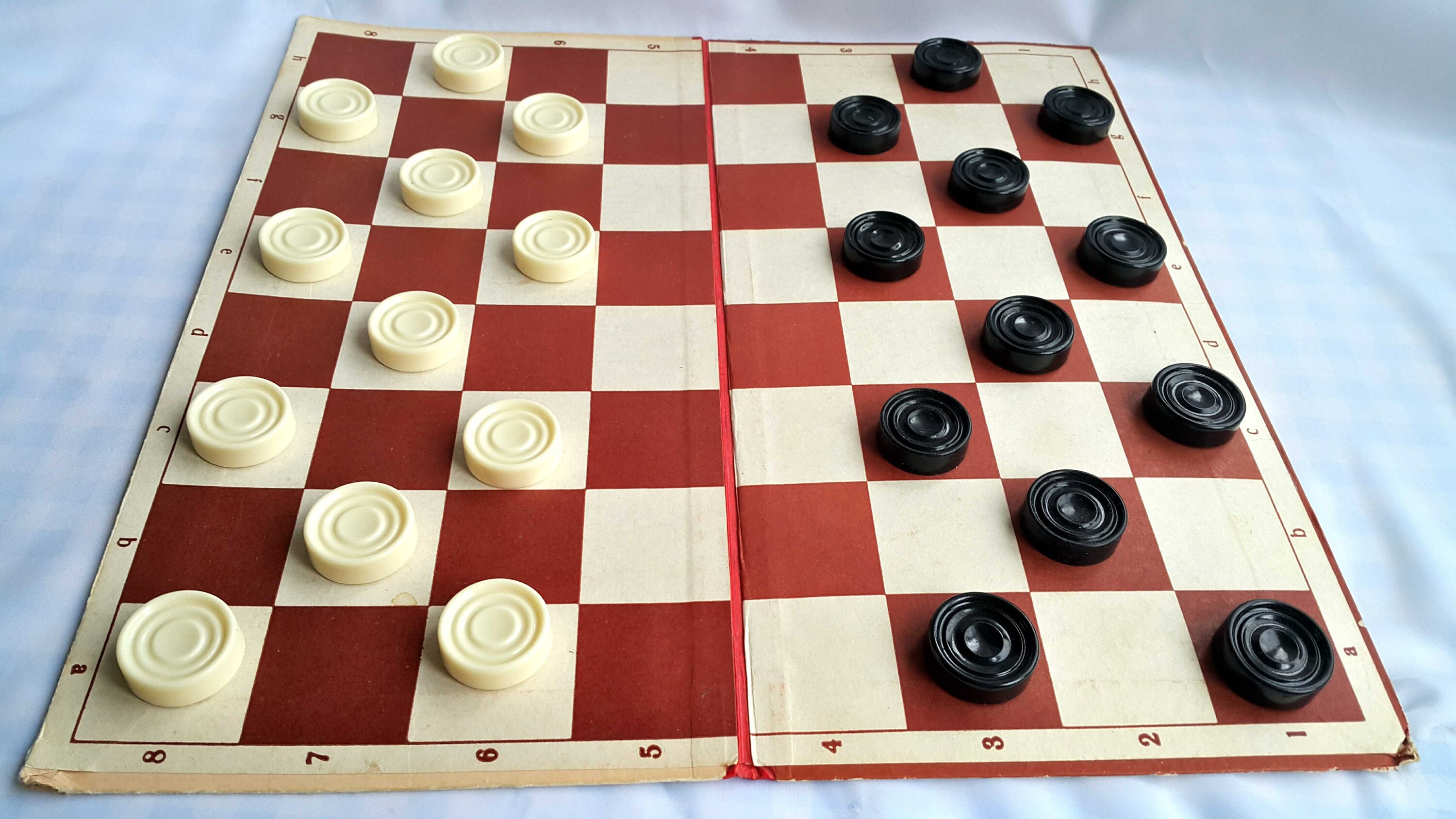 Bakelite Checkers Soviet Set Cardboard Board Vintage Old - Etsy