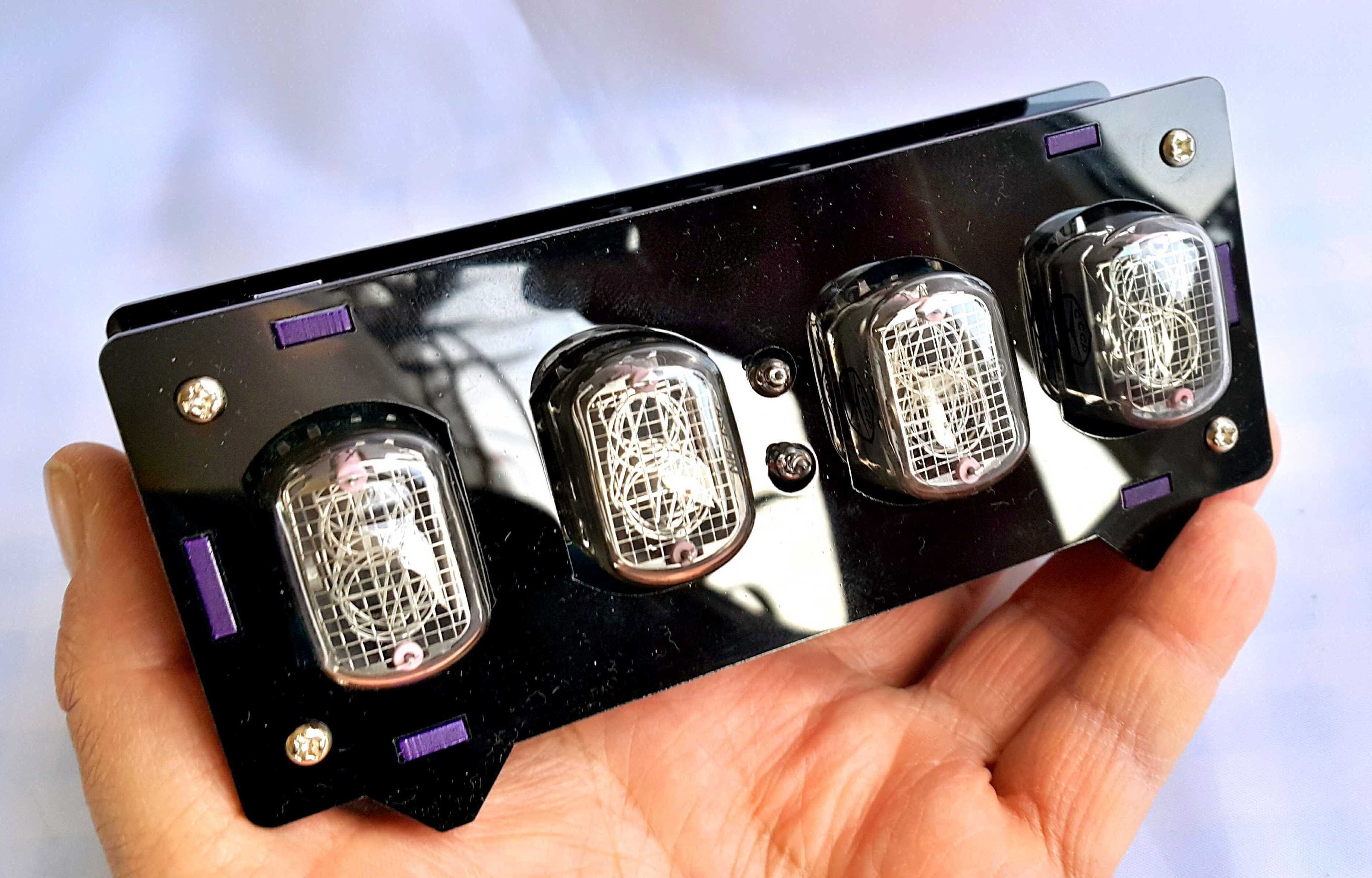 Nixie Tube Clock New Vintage IN-12 Nixie Clock Tubes Handmade - Etsy