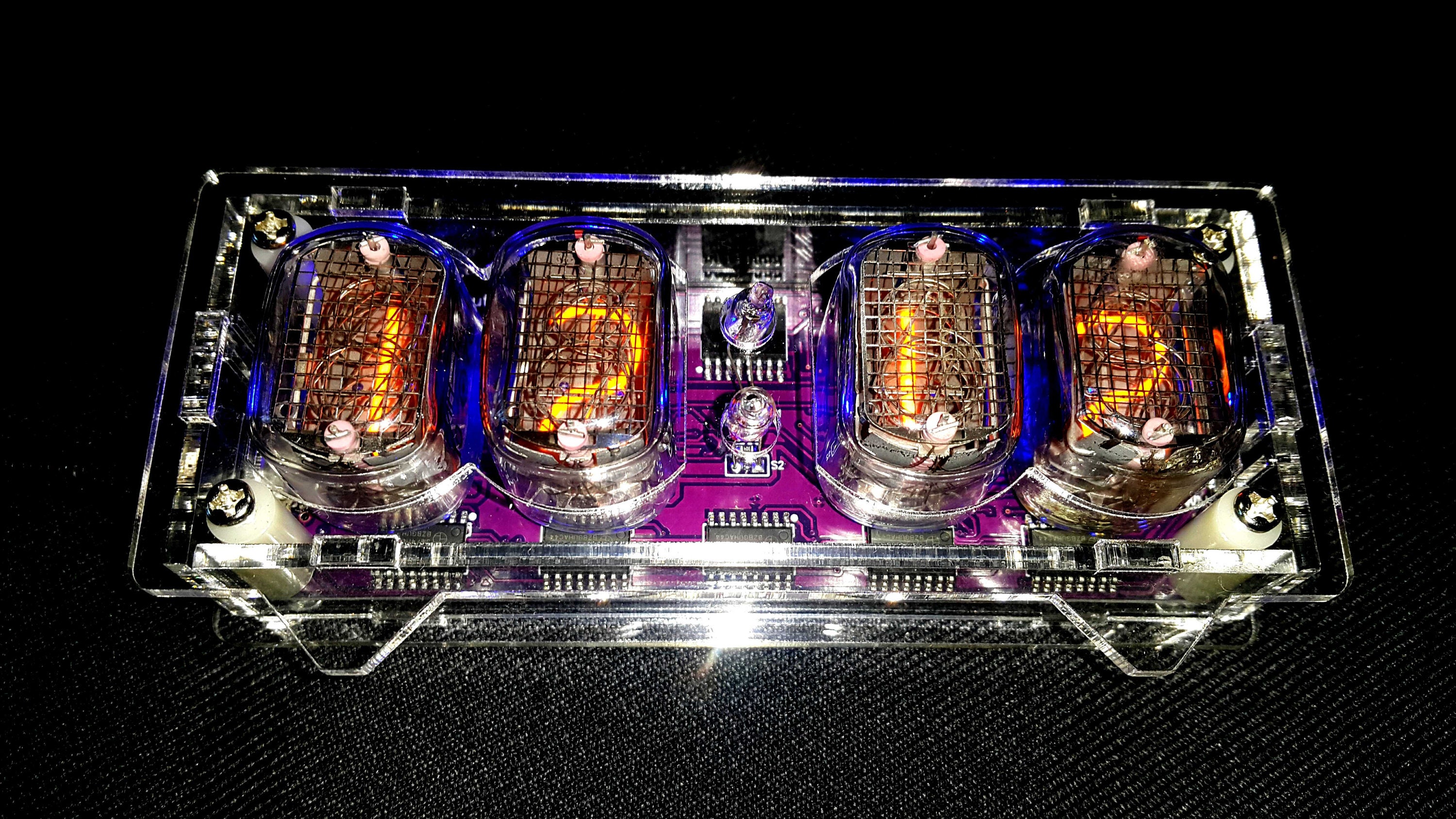 Nixie Tube Clock New Vintage IN-12 Nixie Clock Tubes Handmade - Etsy