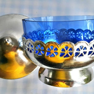 Soviet Sugar Bowl Candy Holder With a Lid Glass Patterned | Etsy