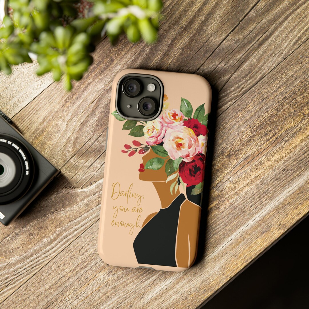 Black Girl Magic Phone Case African American Boho Flower - Etsy