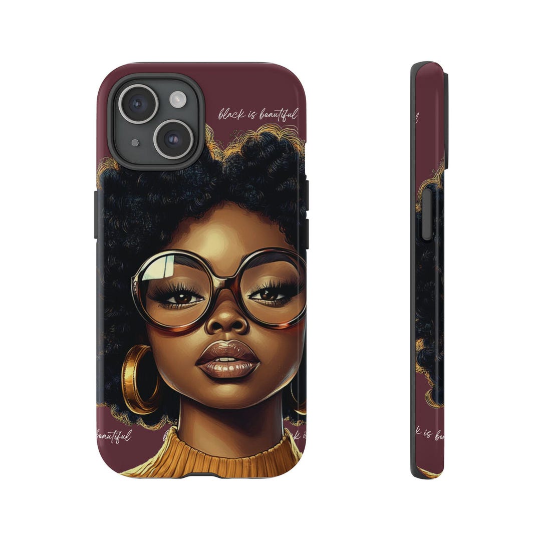 Black Girl Magic Phone Case African American Boho Flower Affirmations ...