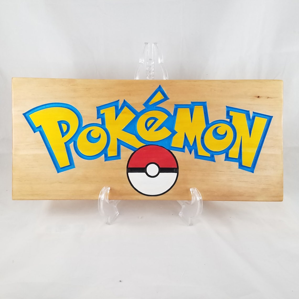 POKEMON Poke Ball Pokemon Natural Sign Pokemon Wall Decor | Etsy