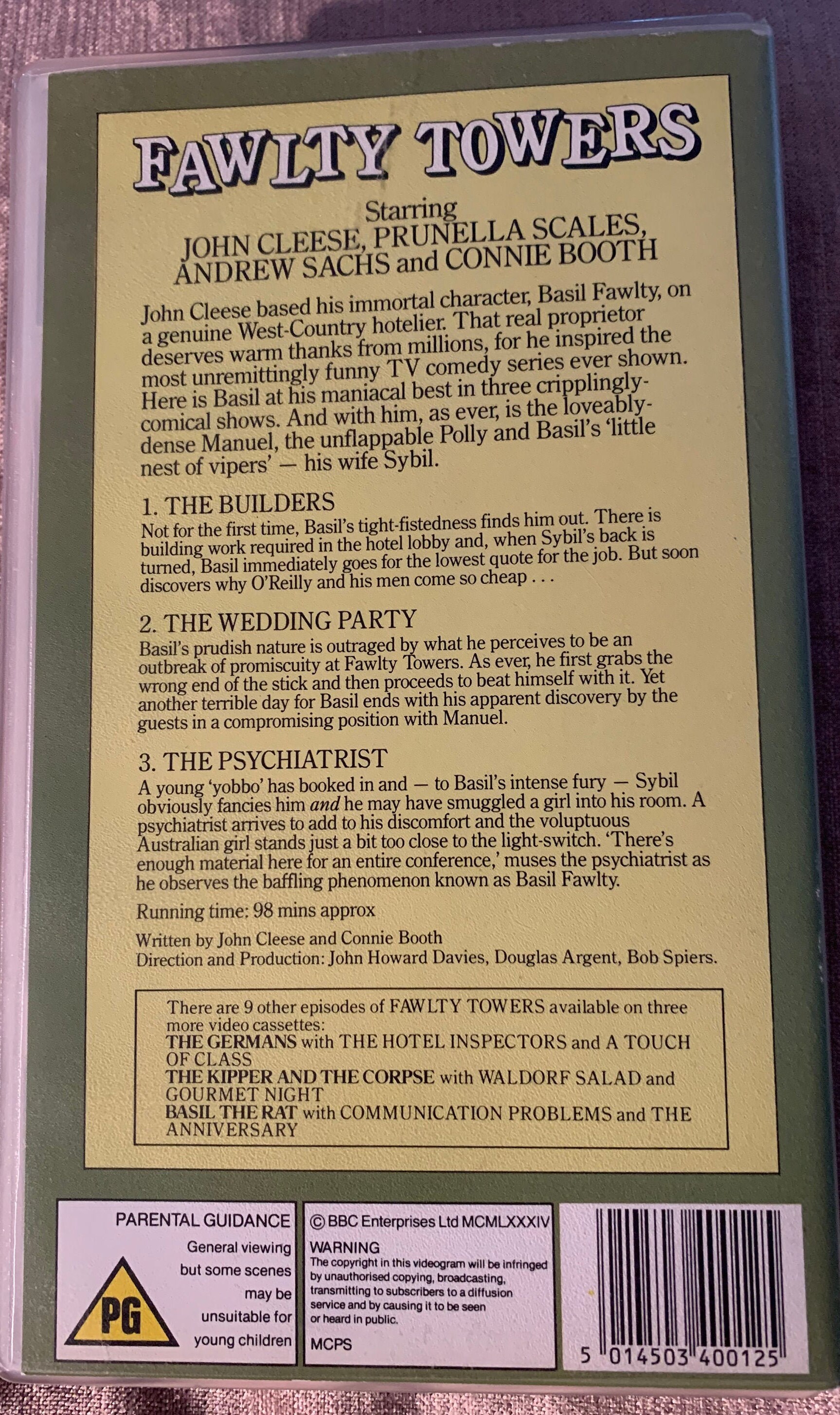 Comedy, Fawlty Towers VHS - Etsy