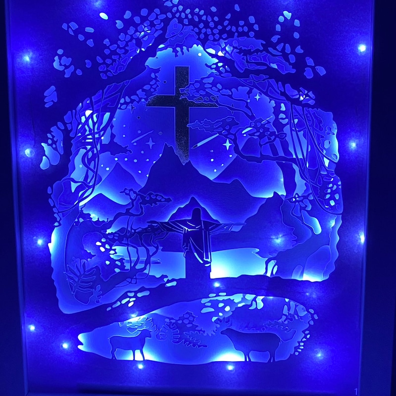 Baptism Shadow Box - Etsy