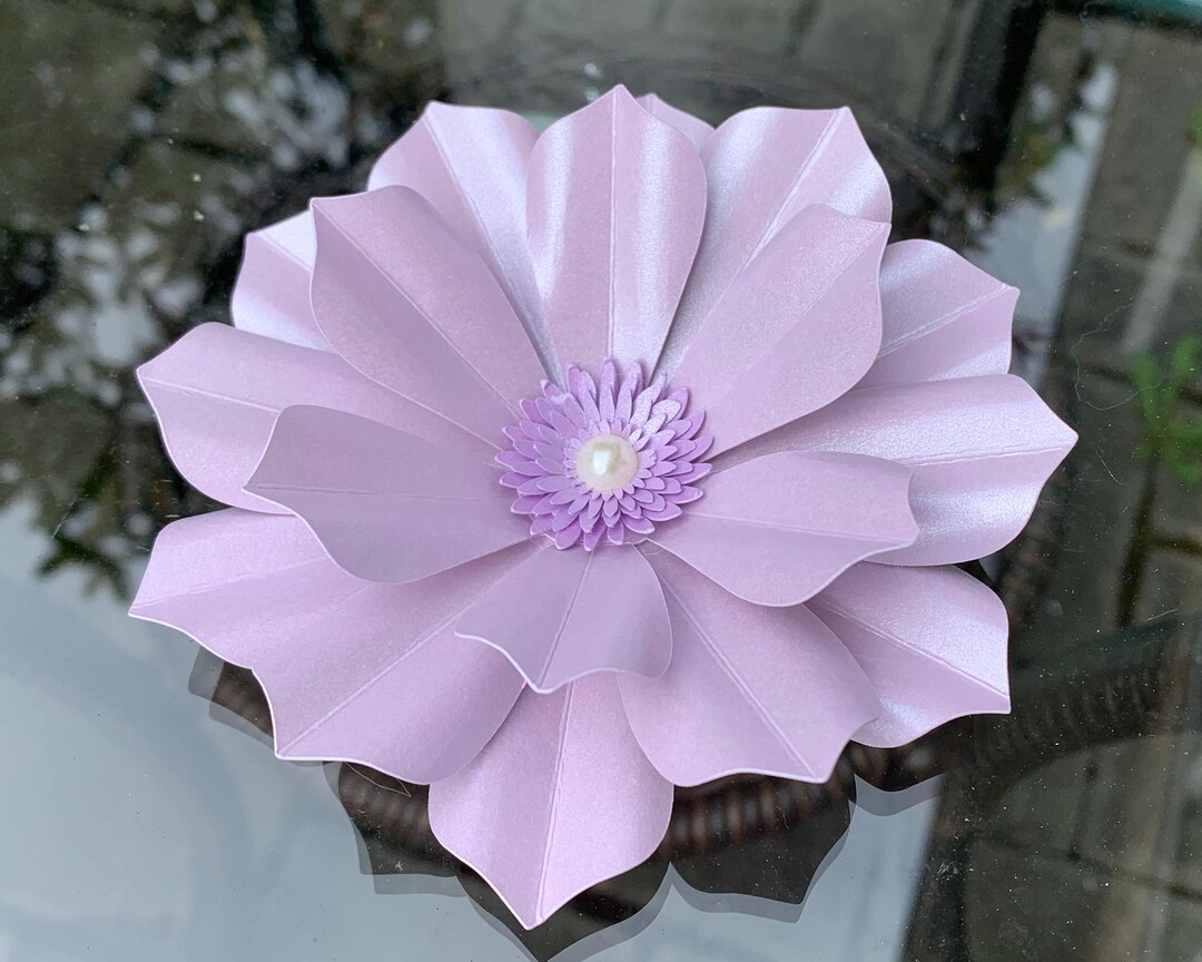 Paper Flower SVG, Layered Flower Template - Etsy Canada