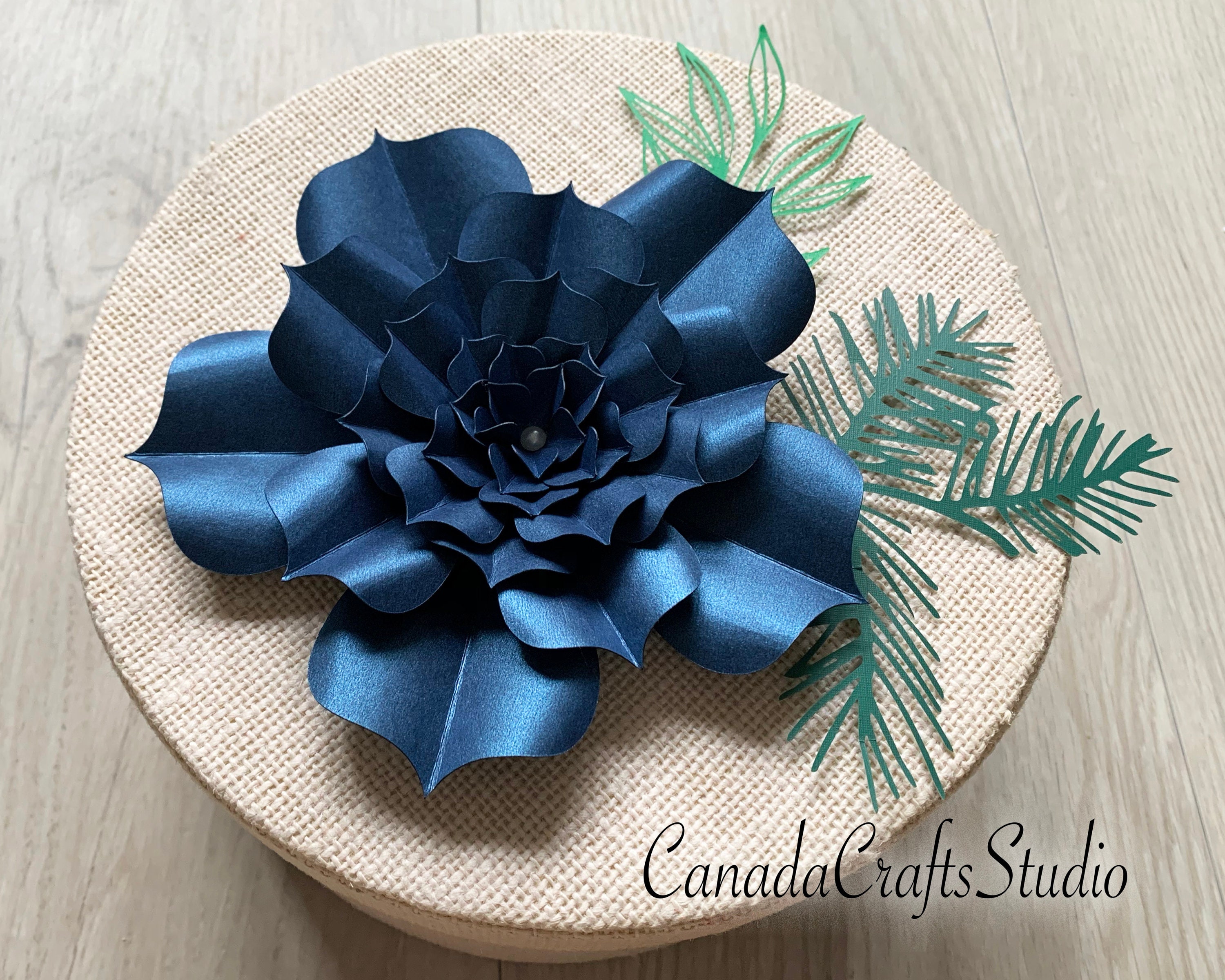 SVG/DXF Small Paper Flower Template 77 Butterfly Leaf | Etsy