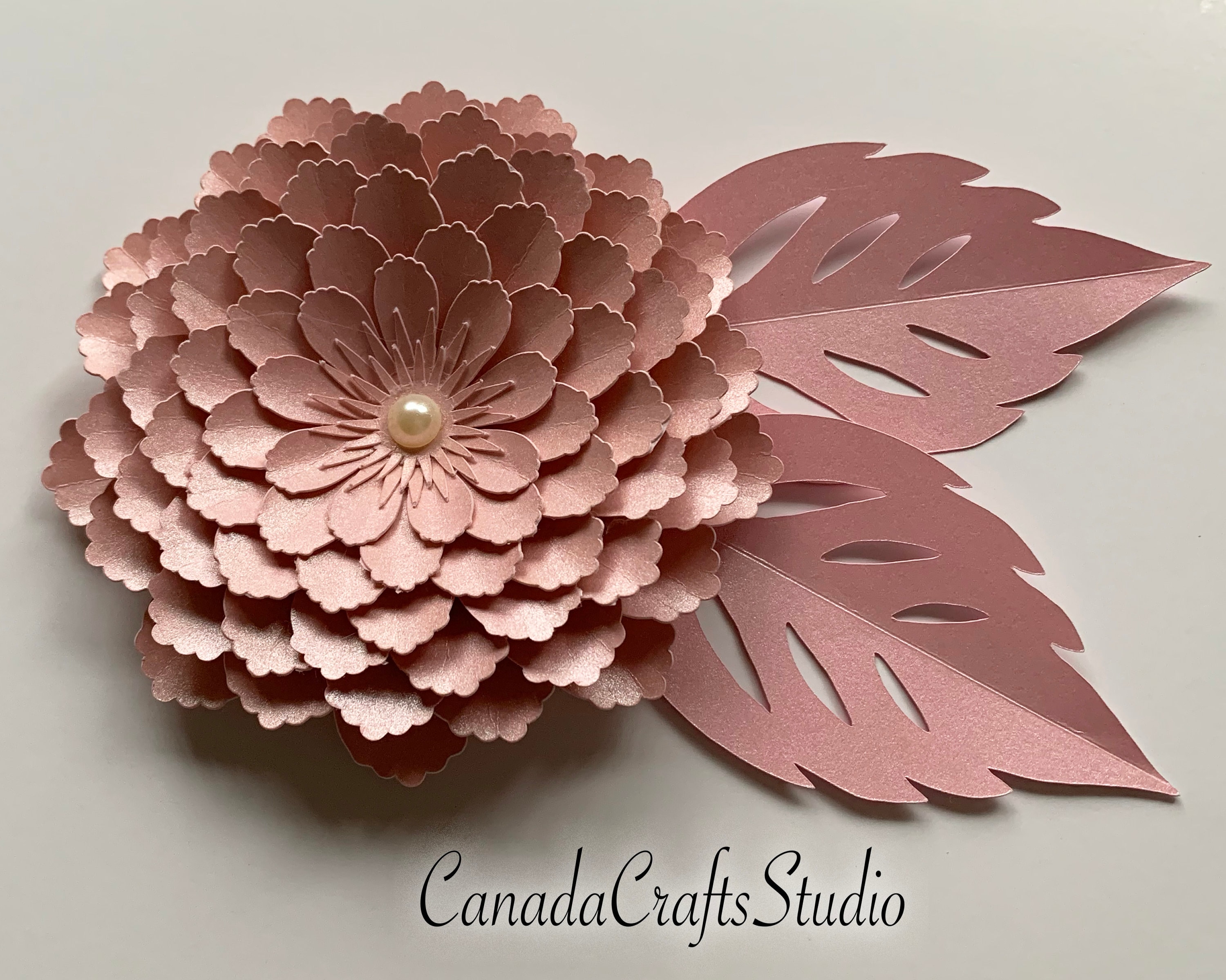 SVG/DXF Mini Paper Flower Template 9, Nursery Decor - Etsy