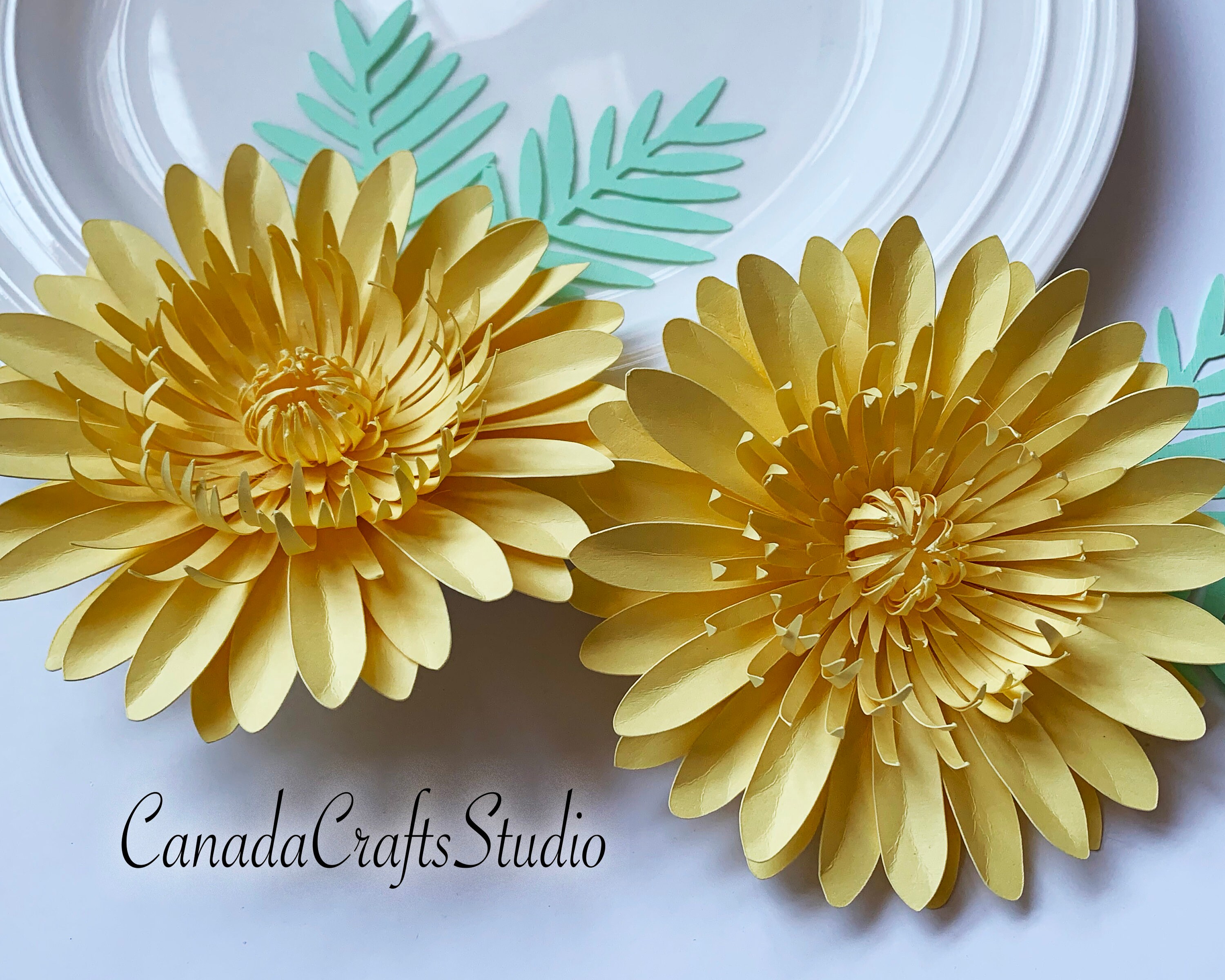 Aster Small Paper Flower Template 86 - Etsy