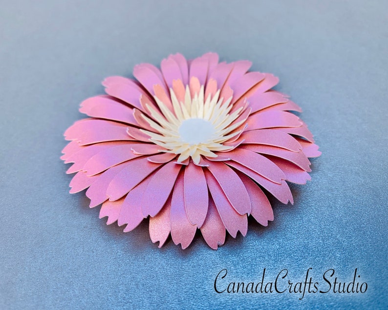 SVG/DXF Gerbera Daisy Template Paper Flower - Etsy UK
