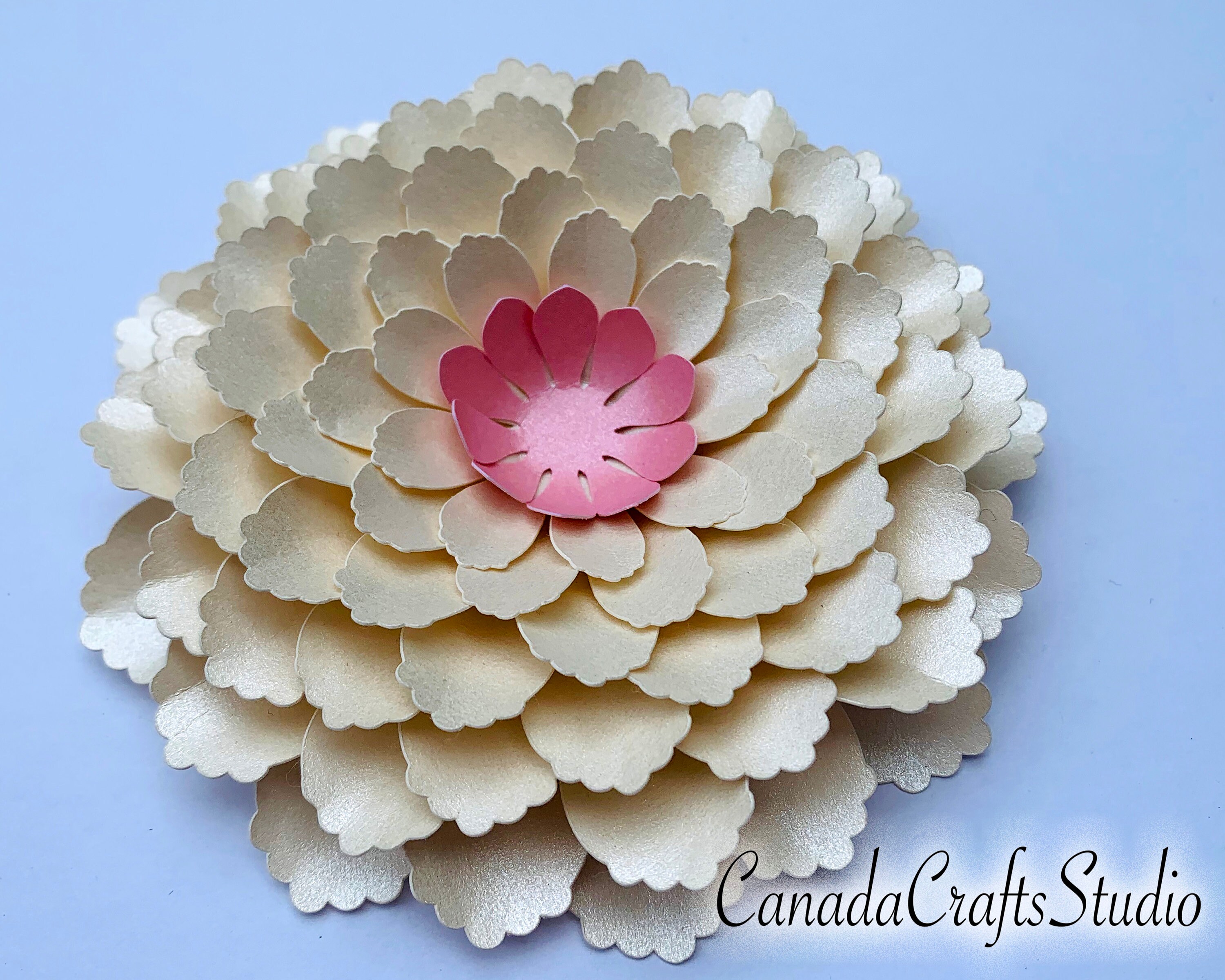 SVG/DXF Mini Paper Flower Template 9, Nursery Decor - Etsy