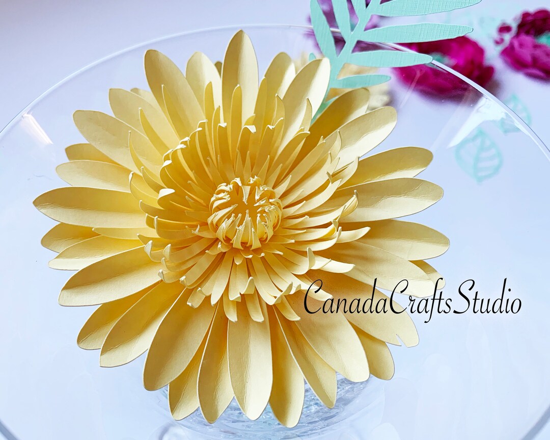 Aster Small Paper Flower Template 86 - Etsy