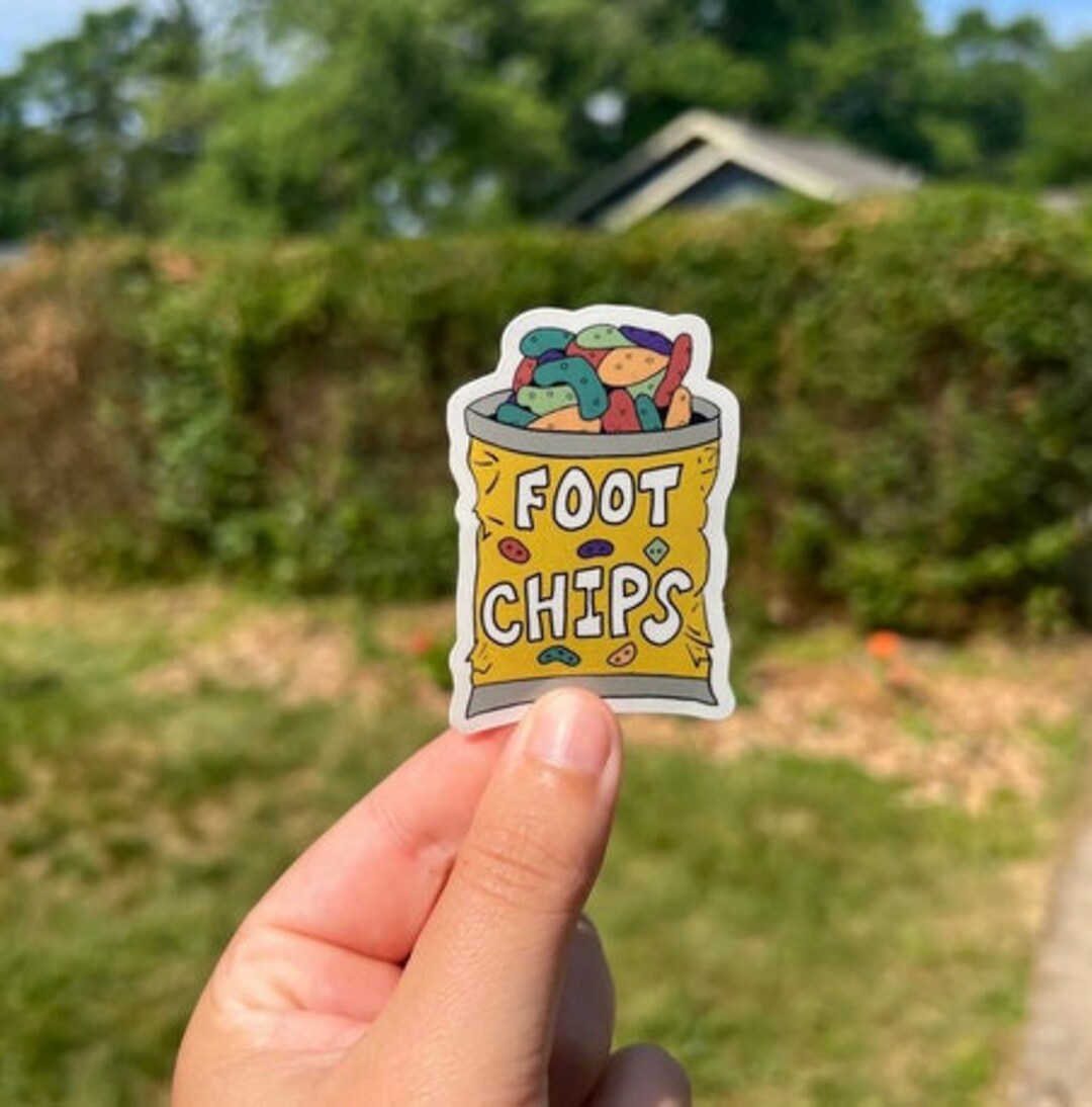 Foot Chips Sticker | Rock Climbing Stickers | Beta Spray | Rock ...